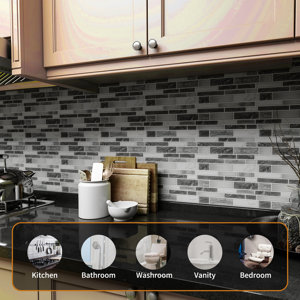 Art3d 11" x 12" Vinyl Peel & Stick Subway Tile & Reviews | Wayfair