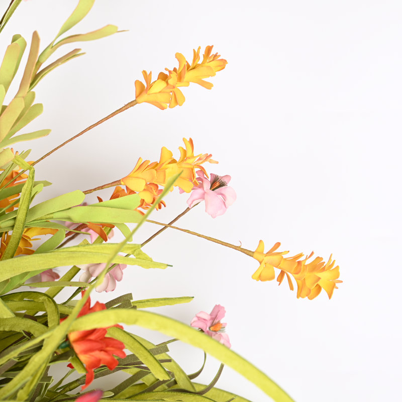 Primrue Gombos 24" Fall Front Door Wreath with Wall Door Hanging Basket ...