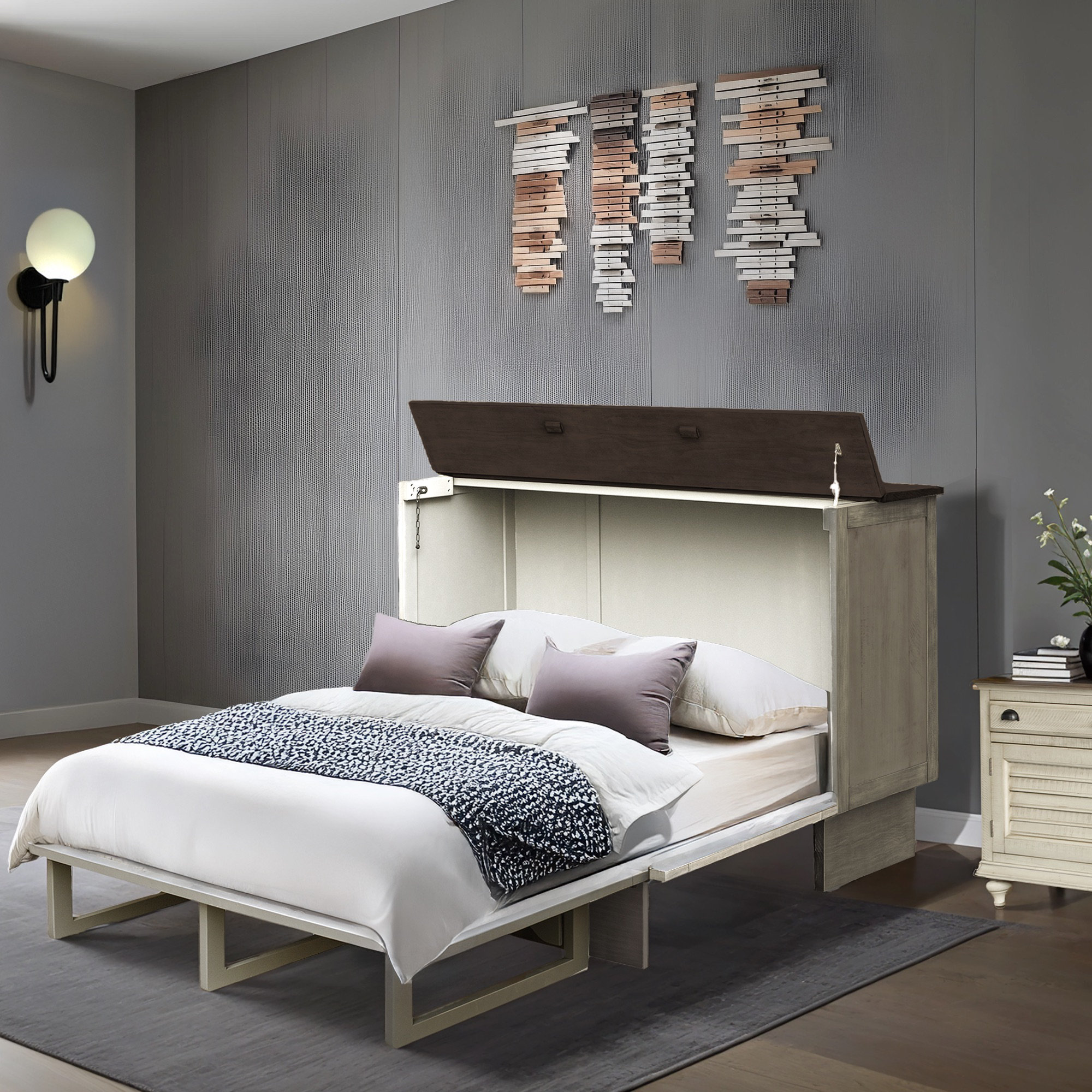 Darby Home Co Brockton Sleep Cabinet with Storage Bed | Wayfair