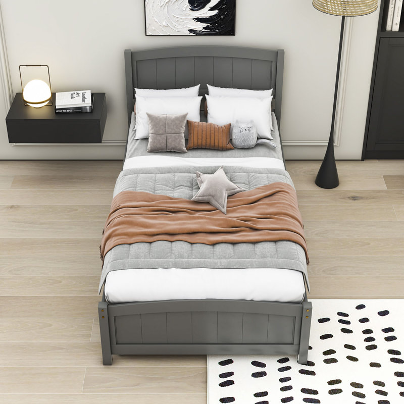 Red Barrel Studio® Twin Platform Bed with Trundle | Wayfair