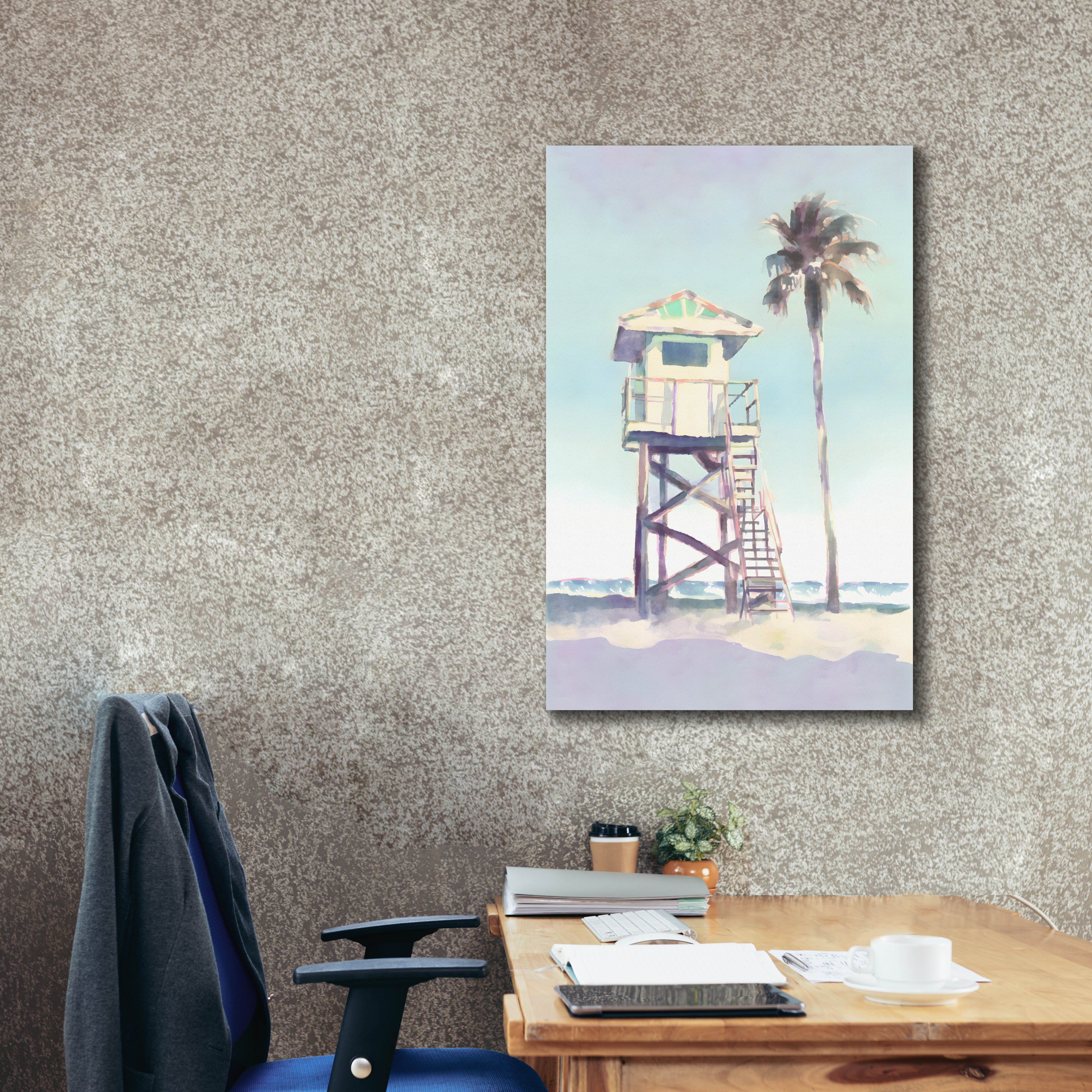 Bay Isle Home™ Boho Beachy Lifeguard Stand 1' by Petals Prints Design ...