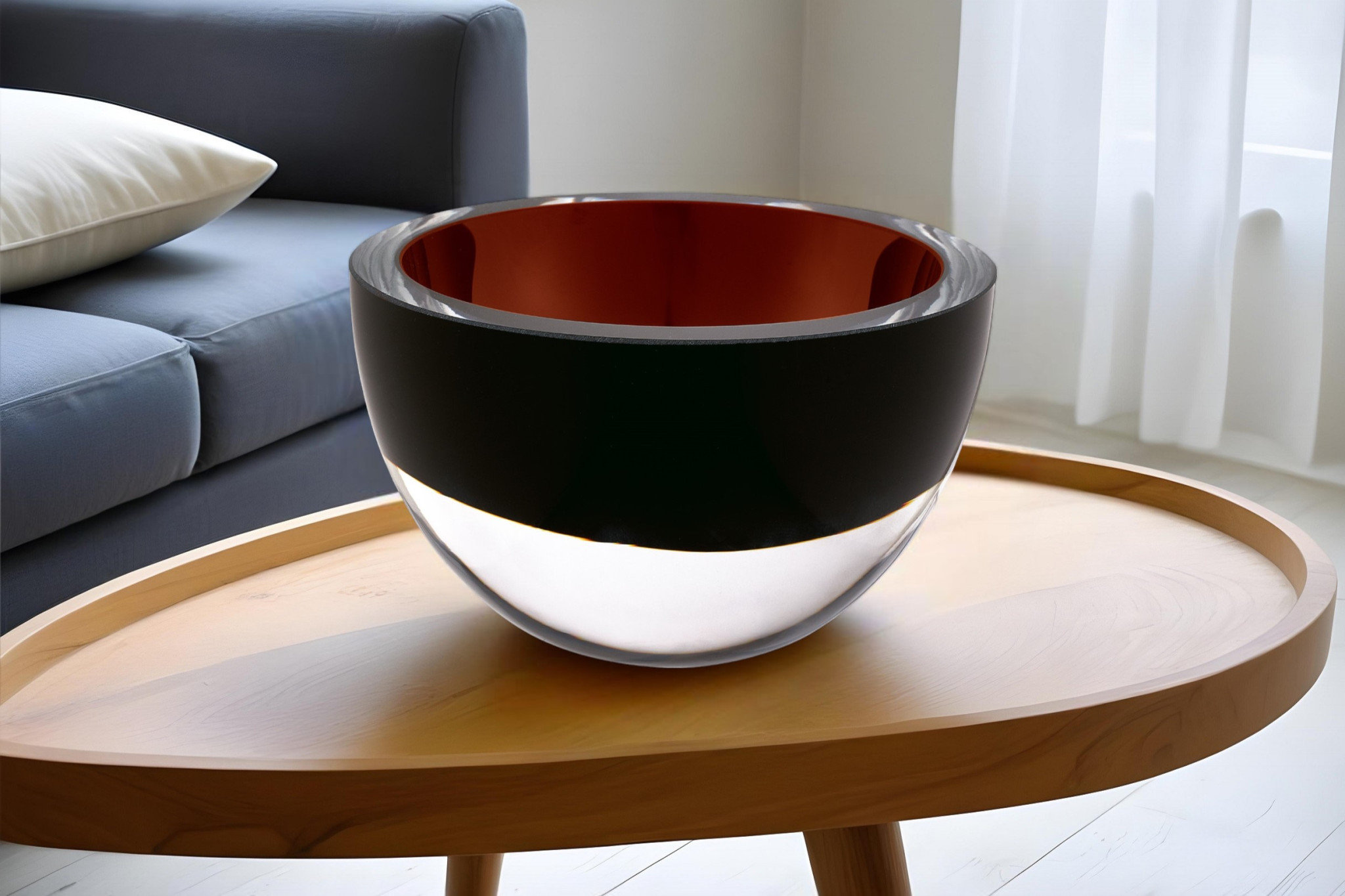 Wade Logan® Cherod 6" Brown Mouth Blown Crystal Thick Walled Bowl | Wayfair