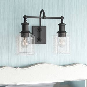 2 Light Bathroom Vanity Lighting You'll Love | Wayfair