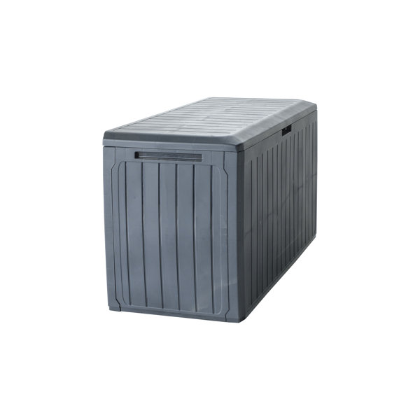 Alfresco Home 82 Gallons Water Resistant Resin Lockable Deck Box with ...