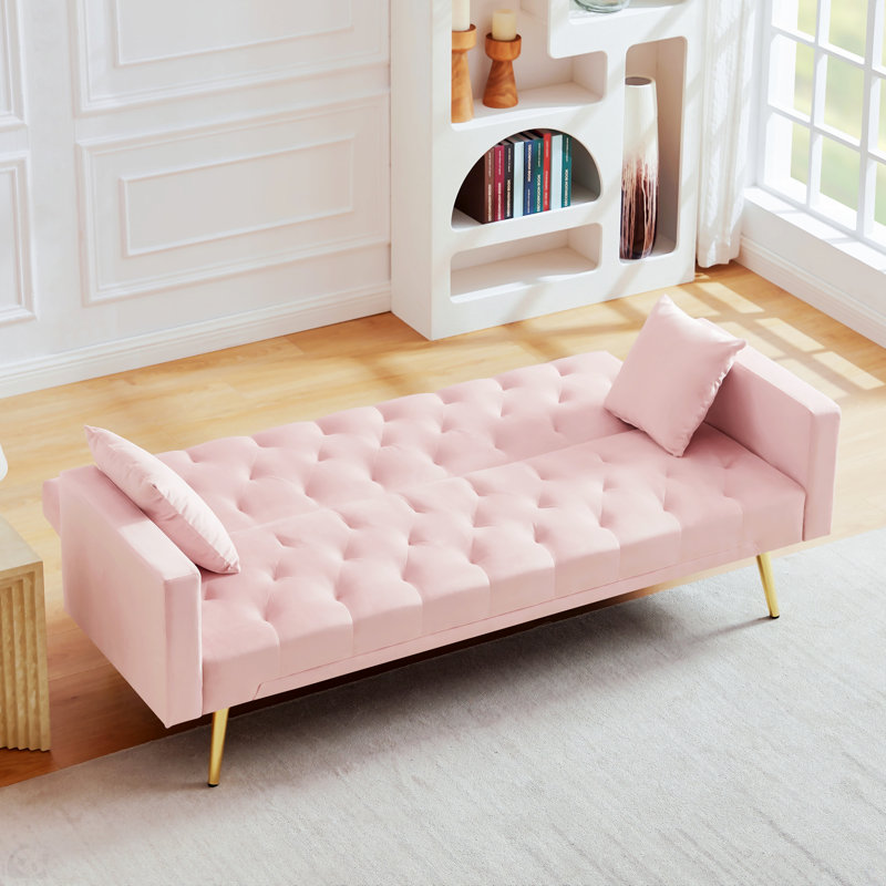 Mercer41 Convertible Folding Futon Sofa Bed | Wayfair