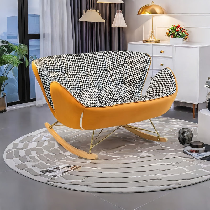 VIBORZ Modern Upholstered Rocking Chair | Wayfair