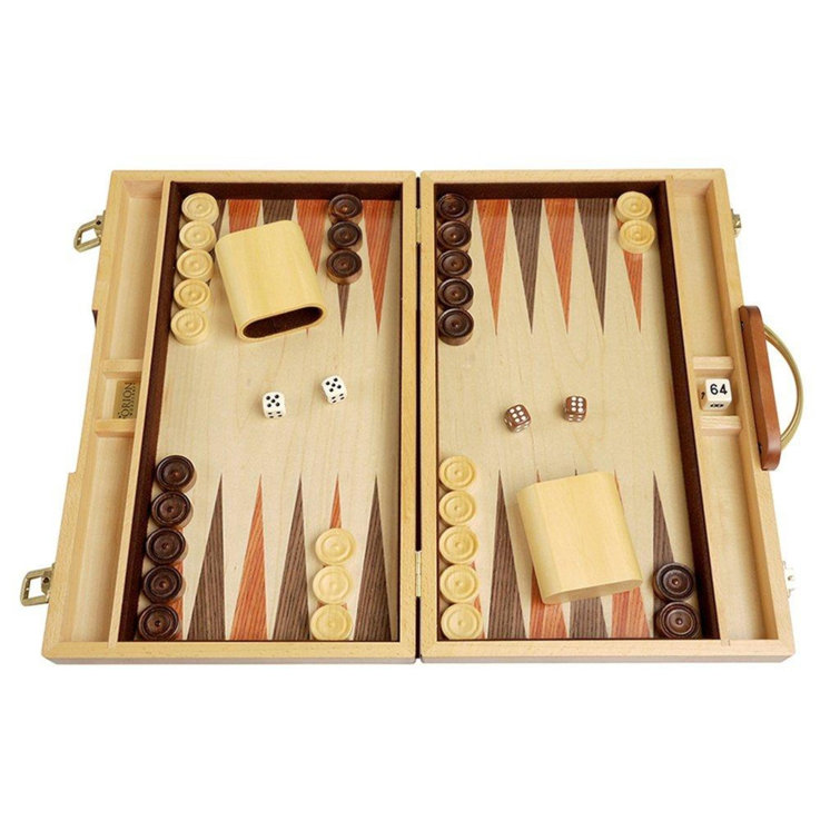 Orion Woodcraft 2 Player Wool / Felt Backgammon | Wayfair
