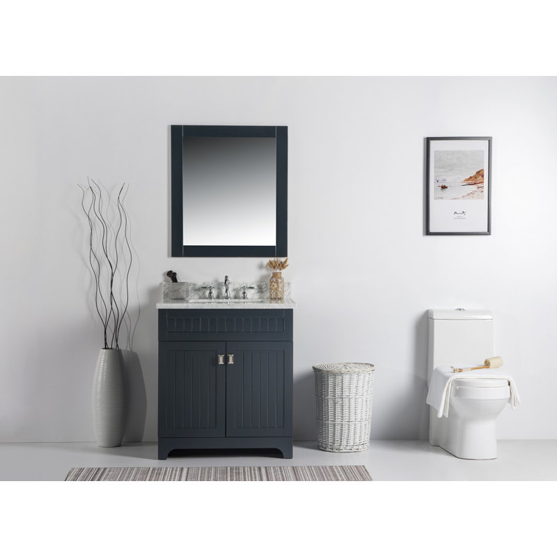 Red Barrel Studio® Seacliff 31'' Single Bathroom Vanity with Stone Top ...