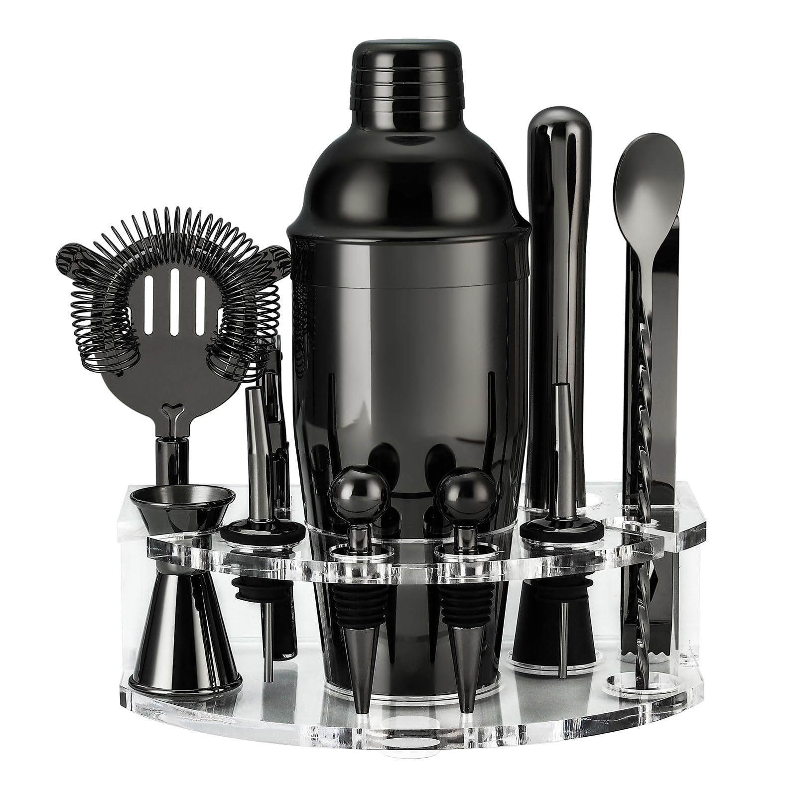 Latitude Run® Bartender Kit Cocktail Shaker Set, Stainless Steel ...