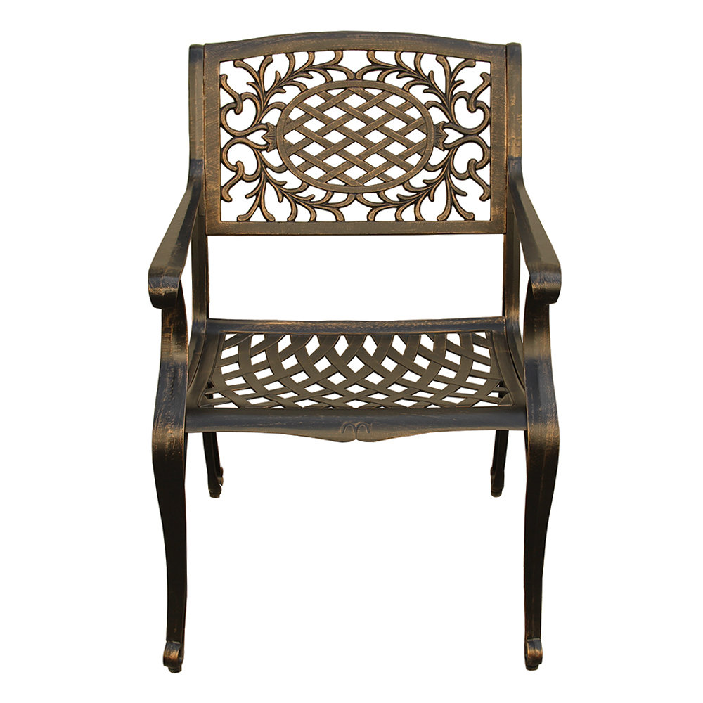 Fleur De Lis Living Casavant Ornate Traditional Mesh Lattice Patio ...