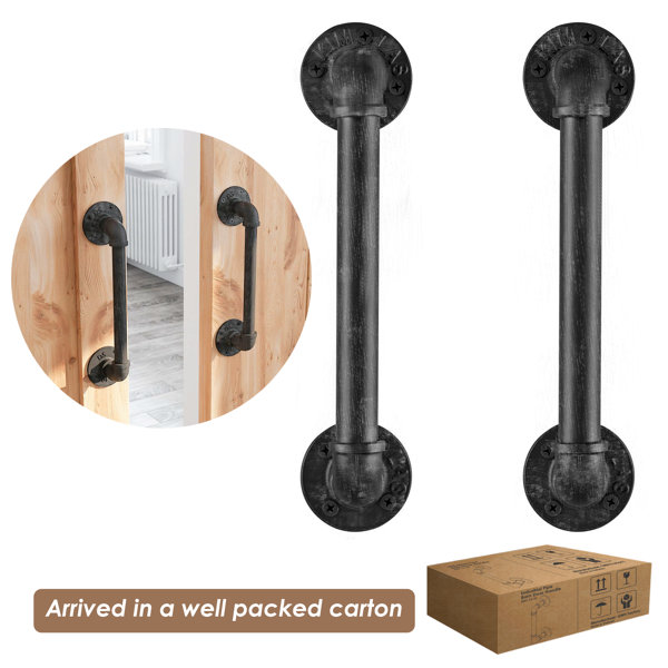 GWH 100% Galvanized Barn Door Handle & Reviews | Wayfair