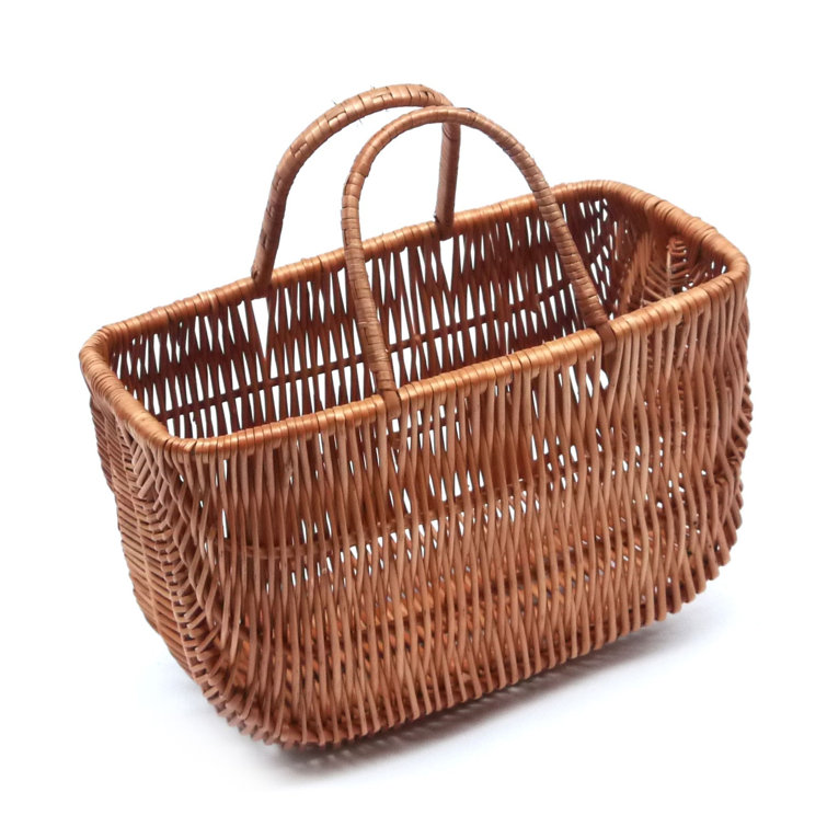 English Wicker Shopping Basket at Carmen Elliott blog