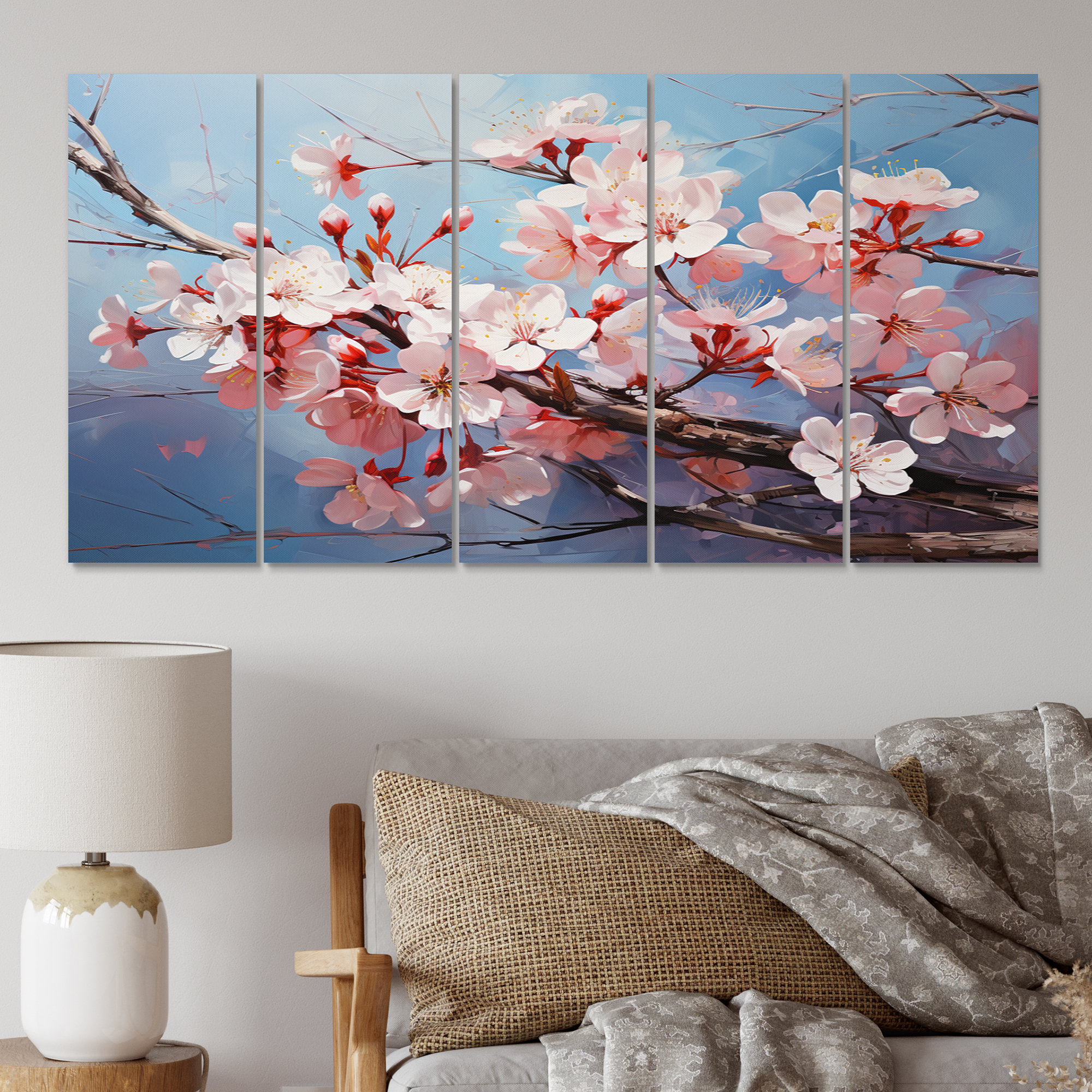 Winston Porter Apple Blossom Expressionist Burst II - Apple Blossom ...