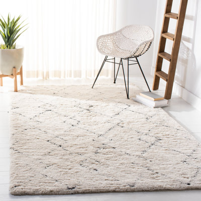 Union Rustic Powell Handmade Wool Rug & Reviews | Wayfair