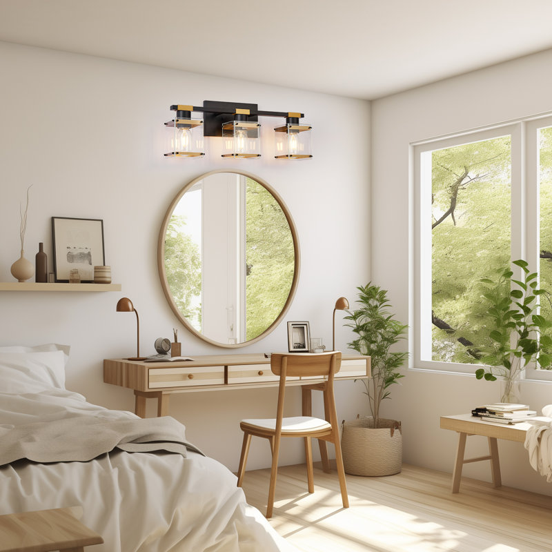 Breakwater Bay Aanvi 3 - Light Dimmable Vanity Light & Reviews | Wayfair