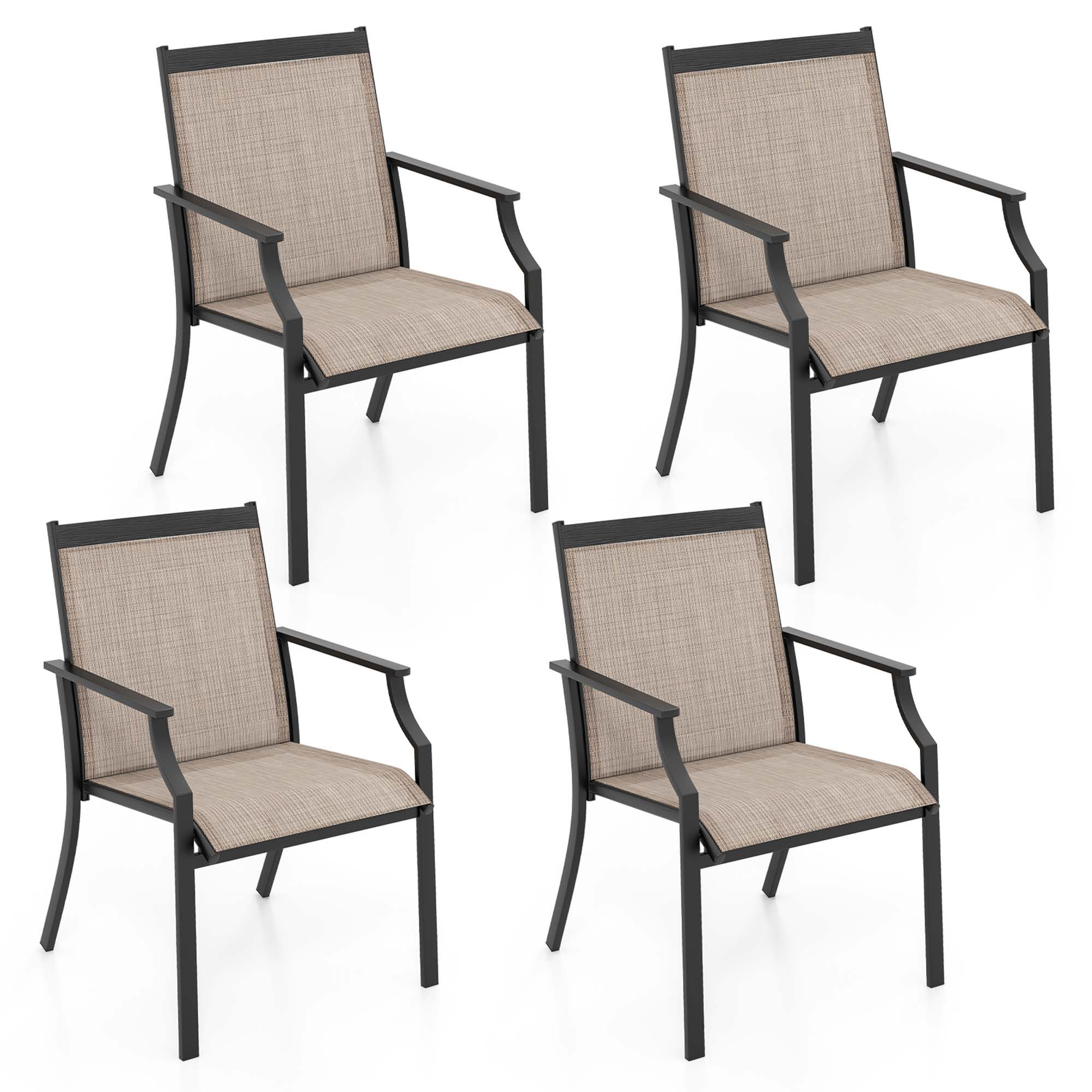 Red Barrel Studio® Elbart Metal Outdoor Dining Armchair | Wayfair
