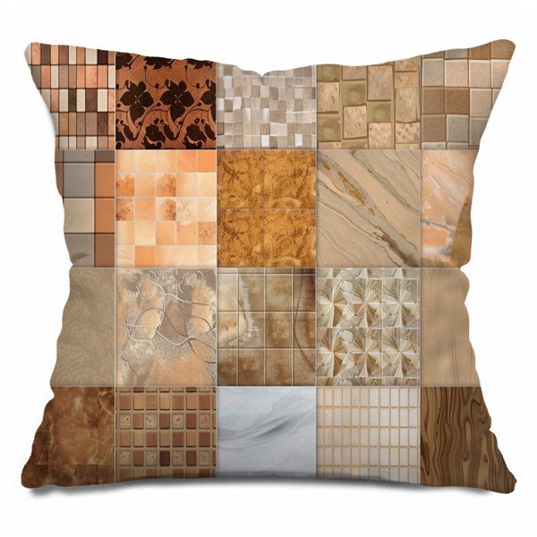 Rosalind Wheeler Carneshia Cotton Blend Reversible Throw Pillow | Wayfair