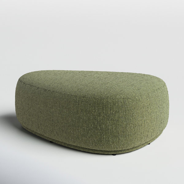 Joss & Main Adna 44'' Triangular Upholstered Ottoman & Reviews | Wayfair