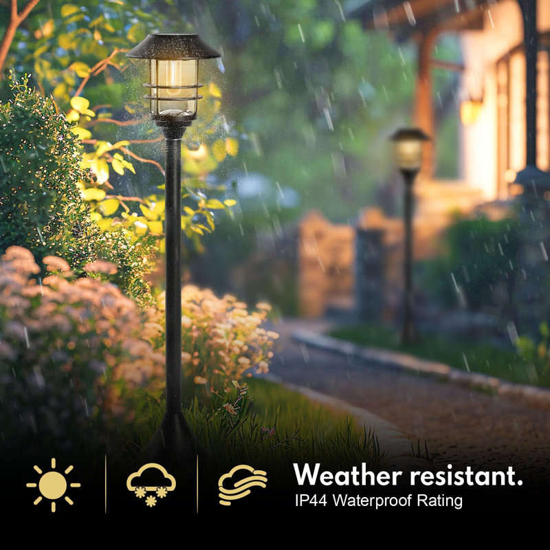 QOLFER 63'' Solar Powered Outdoor Floor Lamp | Wayfair