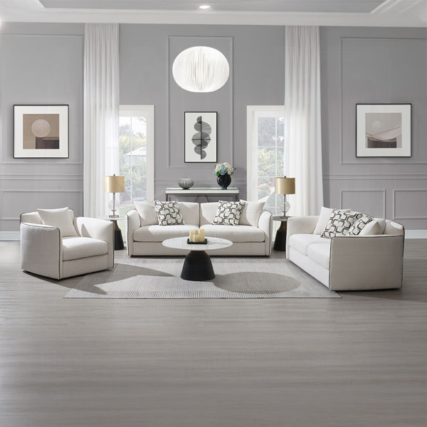 Ebern Designs Yolanda Living Room Sofa Set | Wayfair