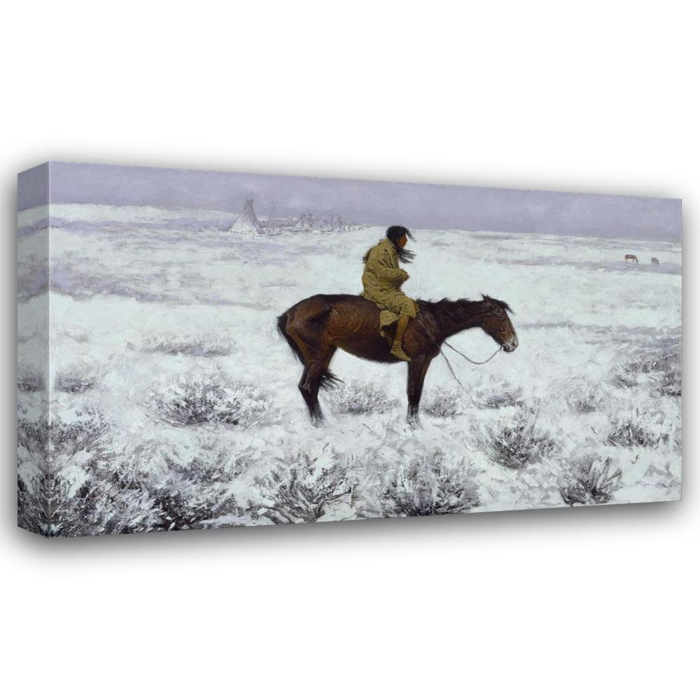 Alcott Hill® "The Herd Boy" by Frederic Remington - Gallery Wrap Canvas ...