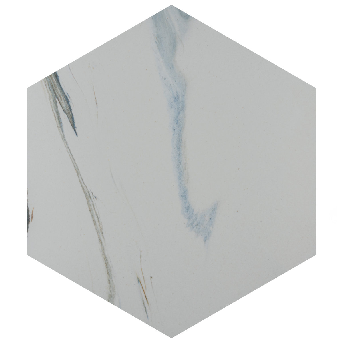 Merola Tile Marmaris Hex 9" x 10" Porcelain Marble Look Wall & Floor ...