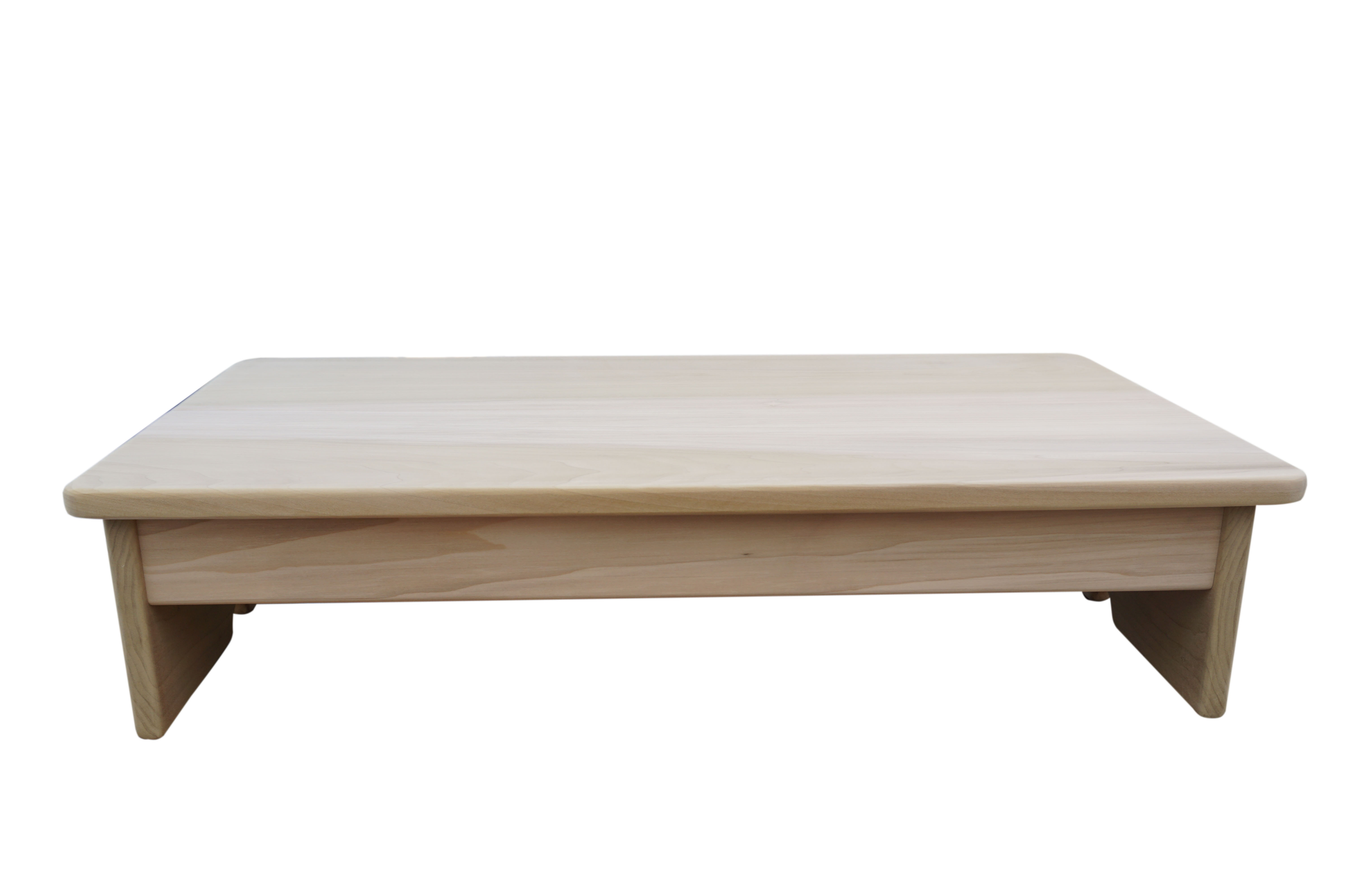 Loon Peak Bedside Platform Foot Stool, 4" Tall, Unfinished - Wayfair Canada