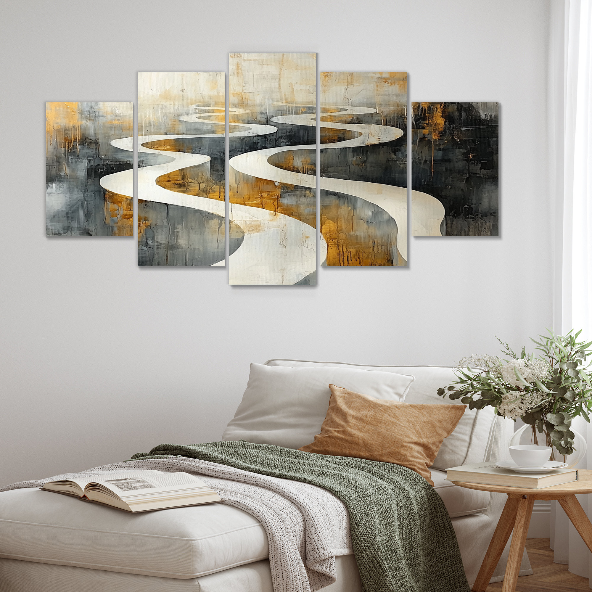Wrought Studio™ Ephemeral Pathways Of Optial Art - Pathways Wall Art ...