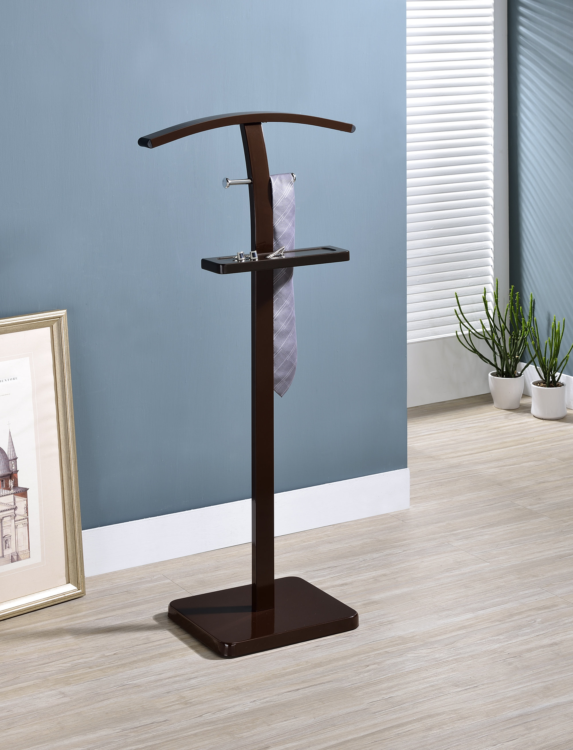 InRoom Designs Annavictoria Freestanding Clothes Valet Stand with ...
