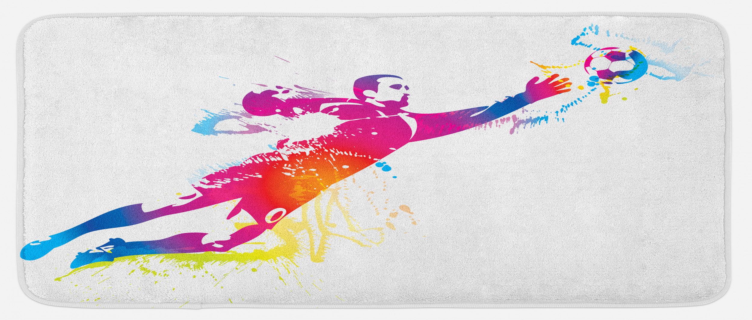 East Urban Home Soccer Kitchen Mat | Wayfair