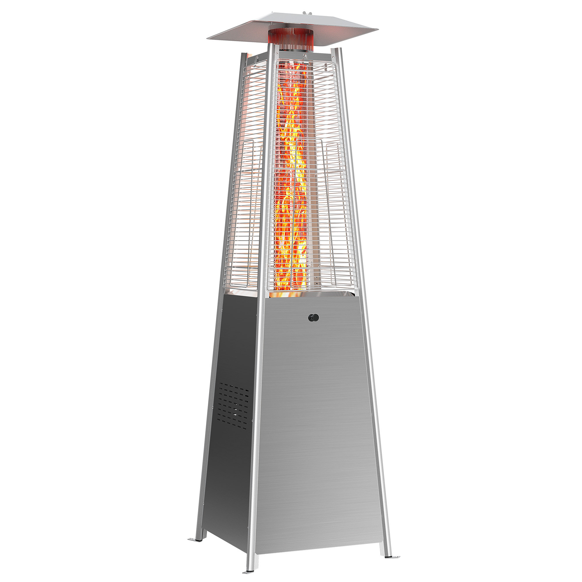 Smugdesk.com Outdoor 48,000 BTU Pyramid Propane Gas Patio Heater with ...