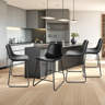 17 Stories Bar Stools Set Of 4, Height Counter Stool Faux Leather ...