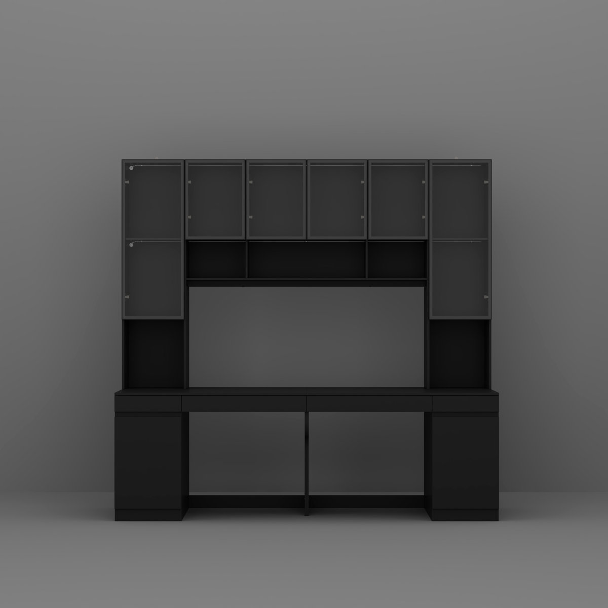 Wade Logan® Cantino 90.6'' W Rectangle Computer Desk with Hutch and ...