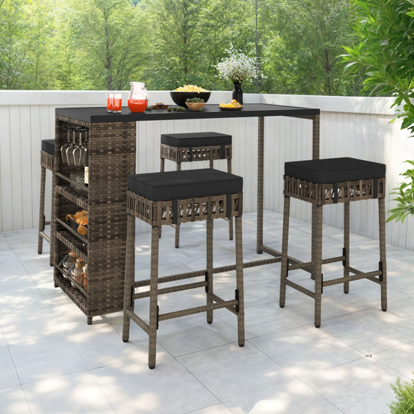 Bay Isle Home Telford Bar Set | Wayfair