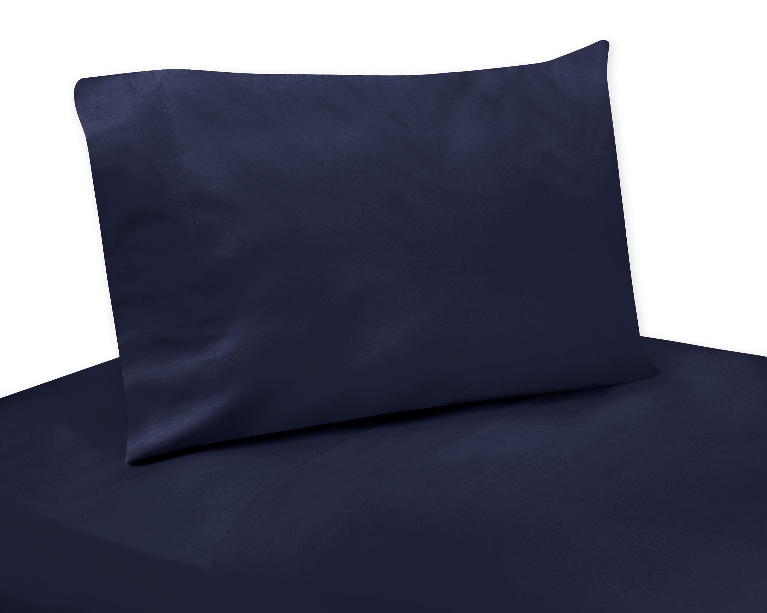 Sweet Jojo Designs Arrow Solid Navy Blue Sheet Set | Wayfair