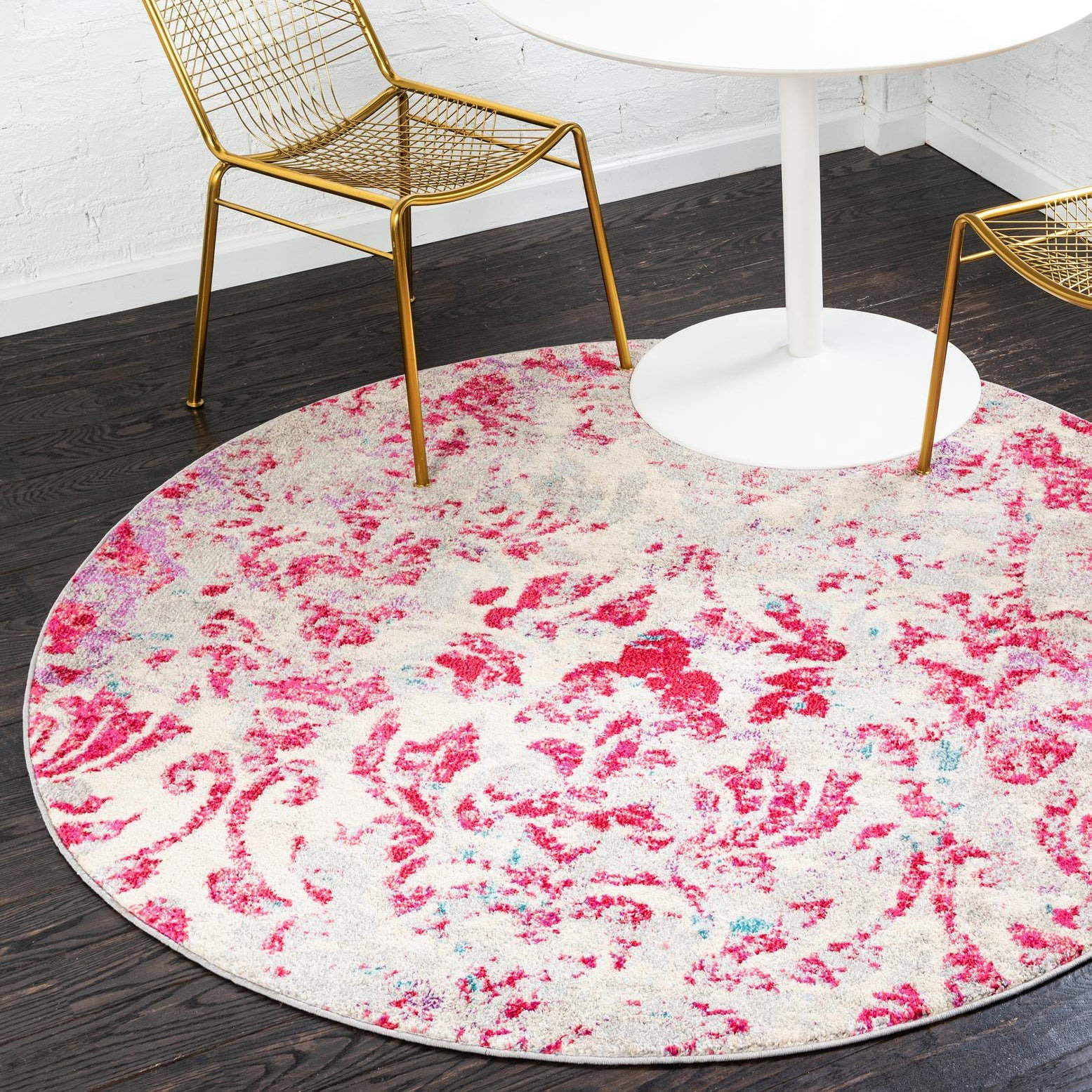 Langley Street Eddins Power Loom Pink/Beige Rug & Reviews - Wayfair Canada