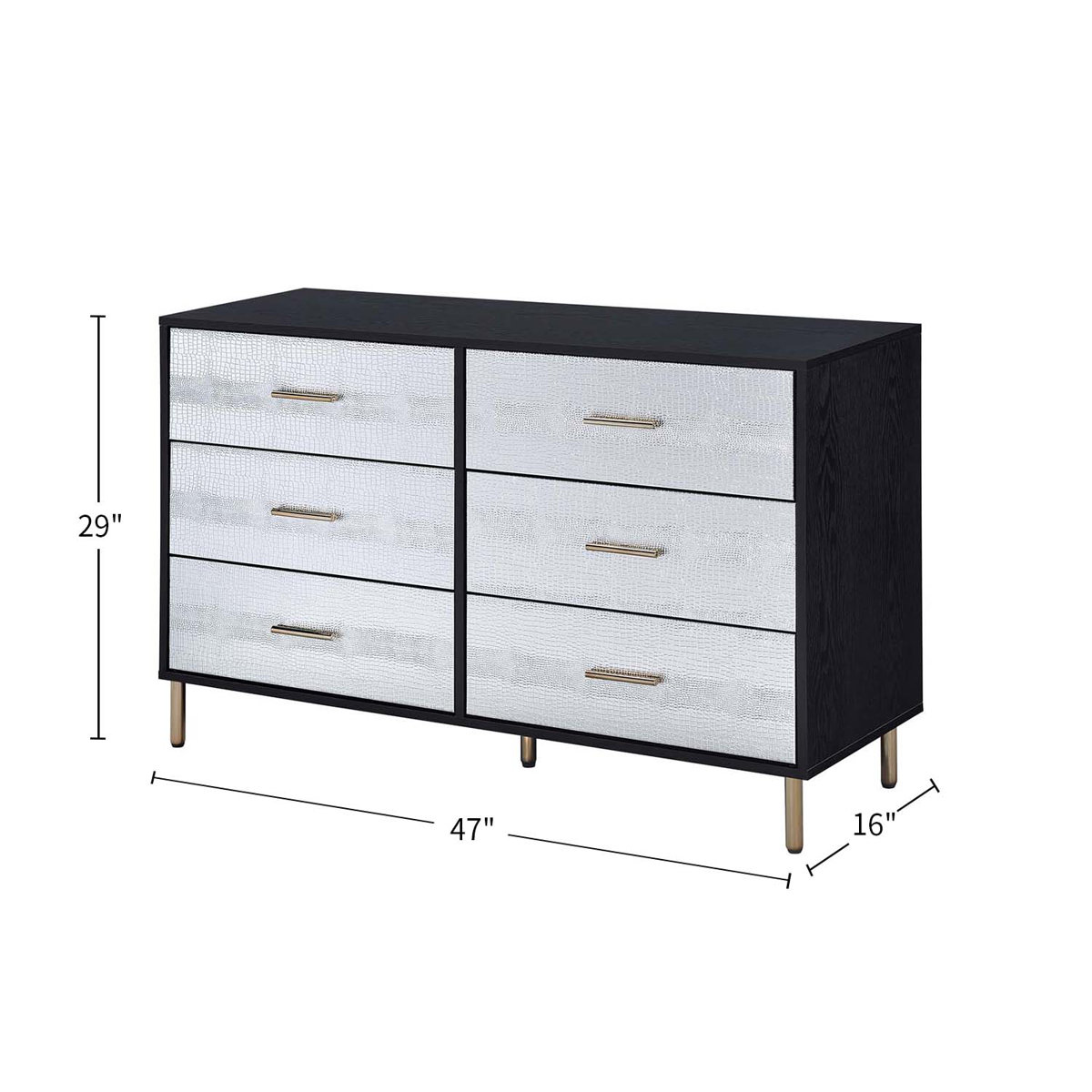 Mercer41 6-Drawer Rectangular Dresser | Wayfair