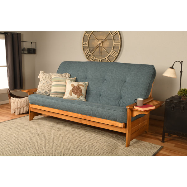 The Twillery Co.® Stratford 86" Wide Queen Futon and 6000 Mattress ...