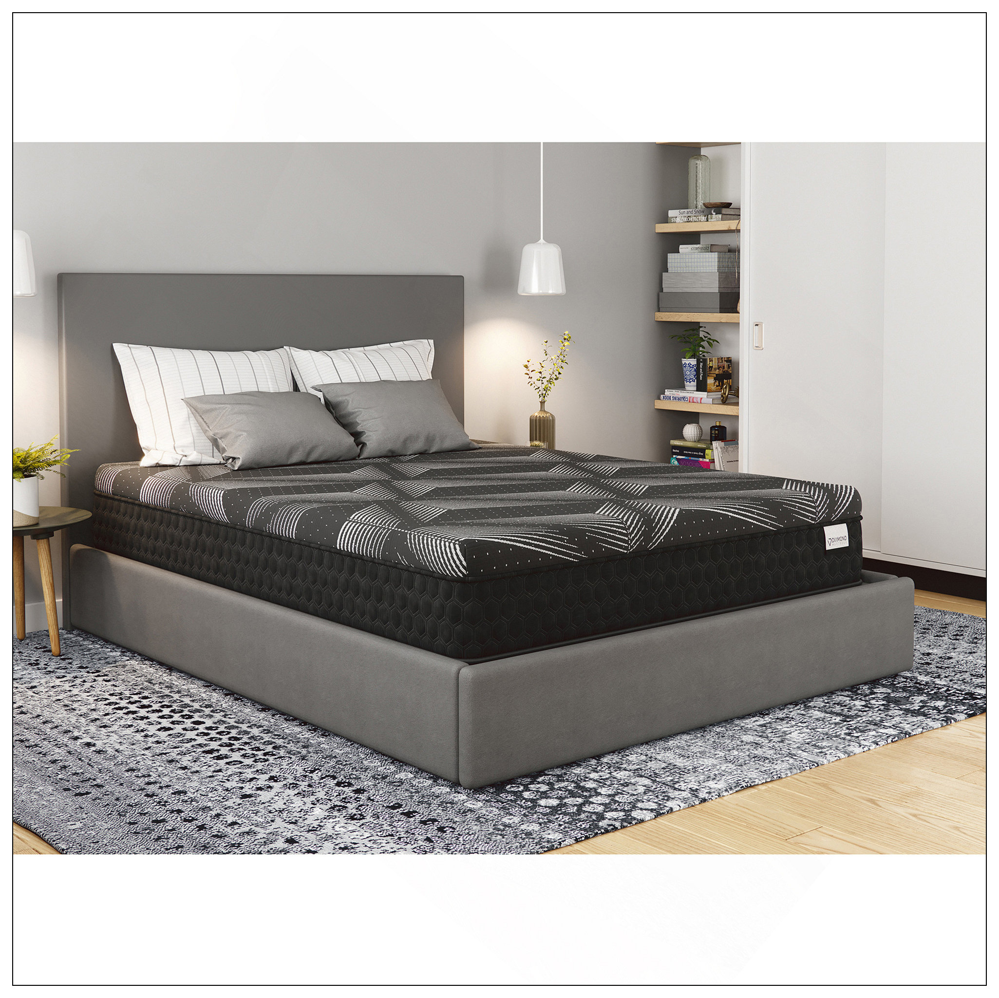 Latitude Run® Diamond Matrix Copper Cooling, Supportive, Pressure ...