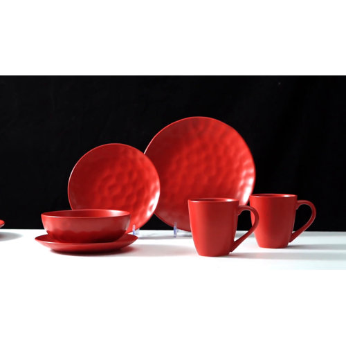 Stone Lain Sam 16-Piece Dinnerware Set Porcelain & Reviews | Birch Lane