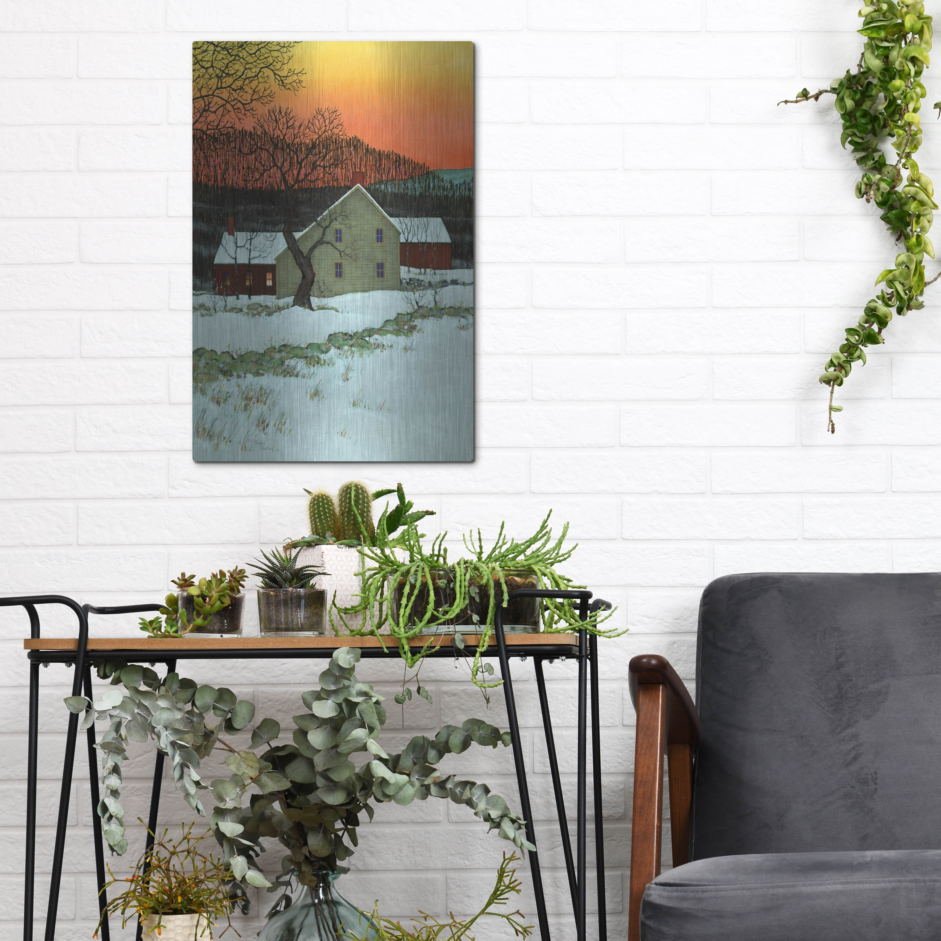 Ivy Bronx 'Kristin' by Michael Fratrich Metal Wall Art | Wayfair
