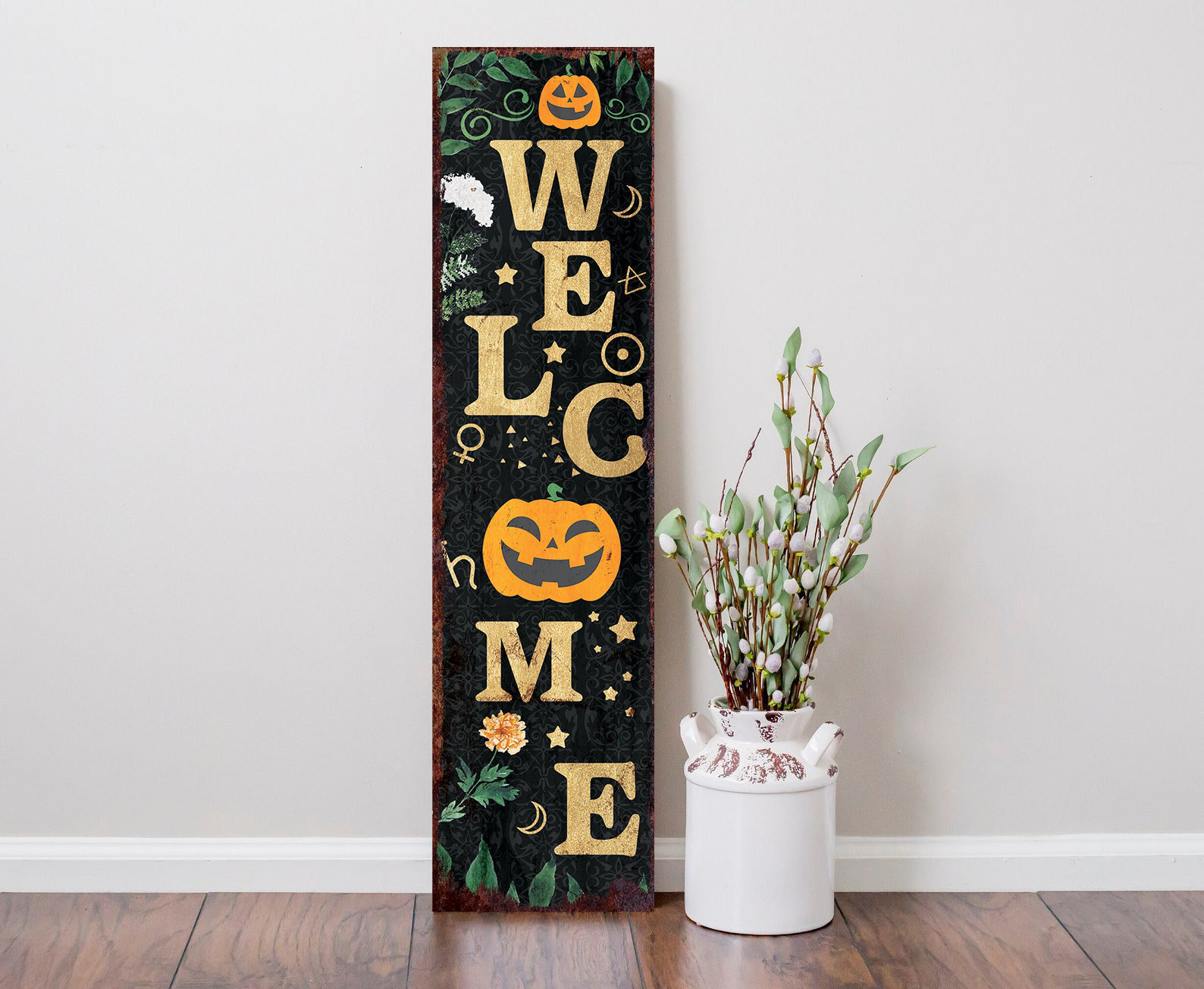 The Holiday Aisle® Welcome Halloween Door Mural | Wayfair