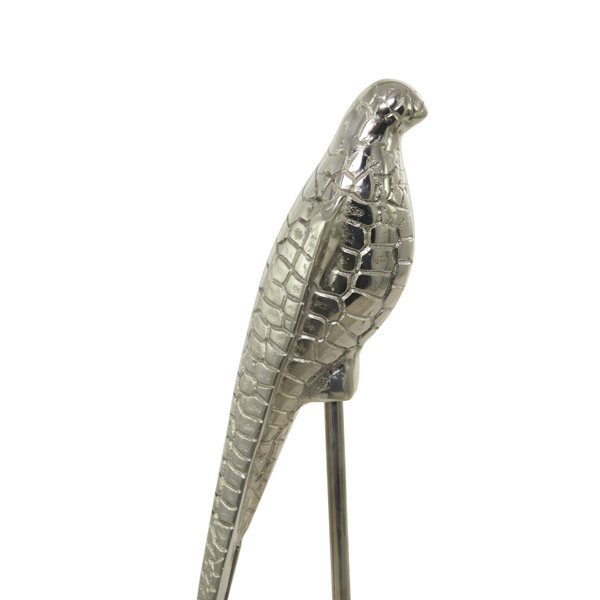 Lark Manor™ Aireona 2 Piece Eclectic Aluminum Bird Statue Set | Wayfair