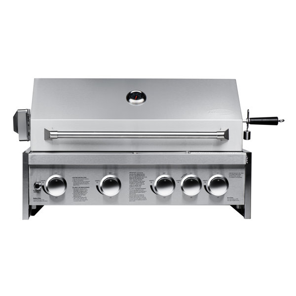 KoolMore 30 in. Built-in Liquid Propane BBQ Grill for Outdoor Kitchen ...