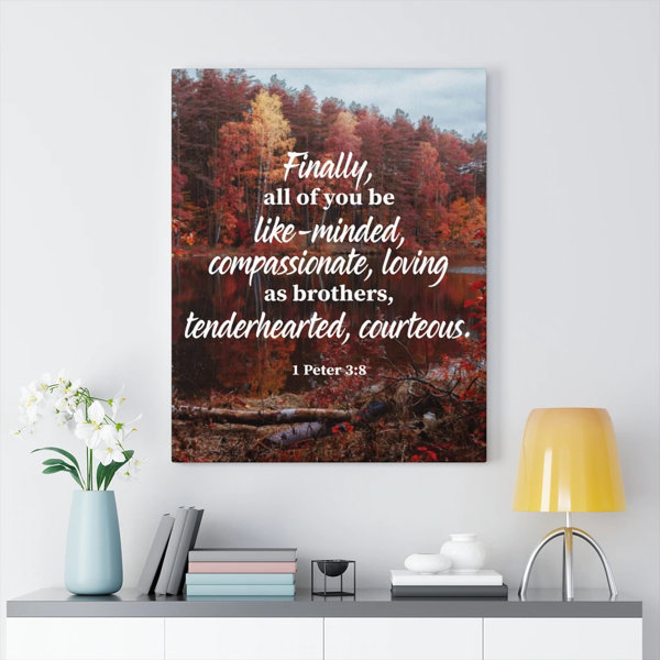 Express Your Love Gifts Scripture Canvas Tenderhearted Courteous 1 ...