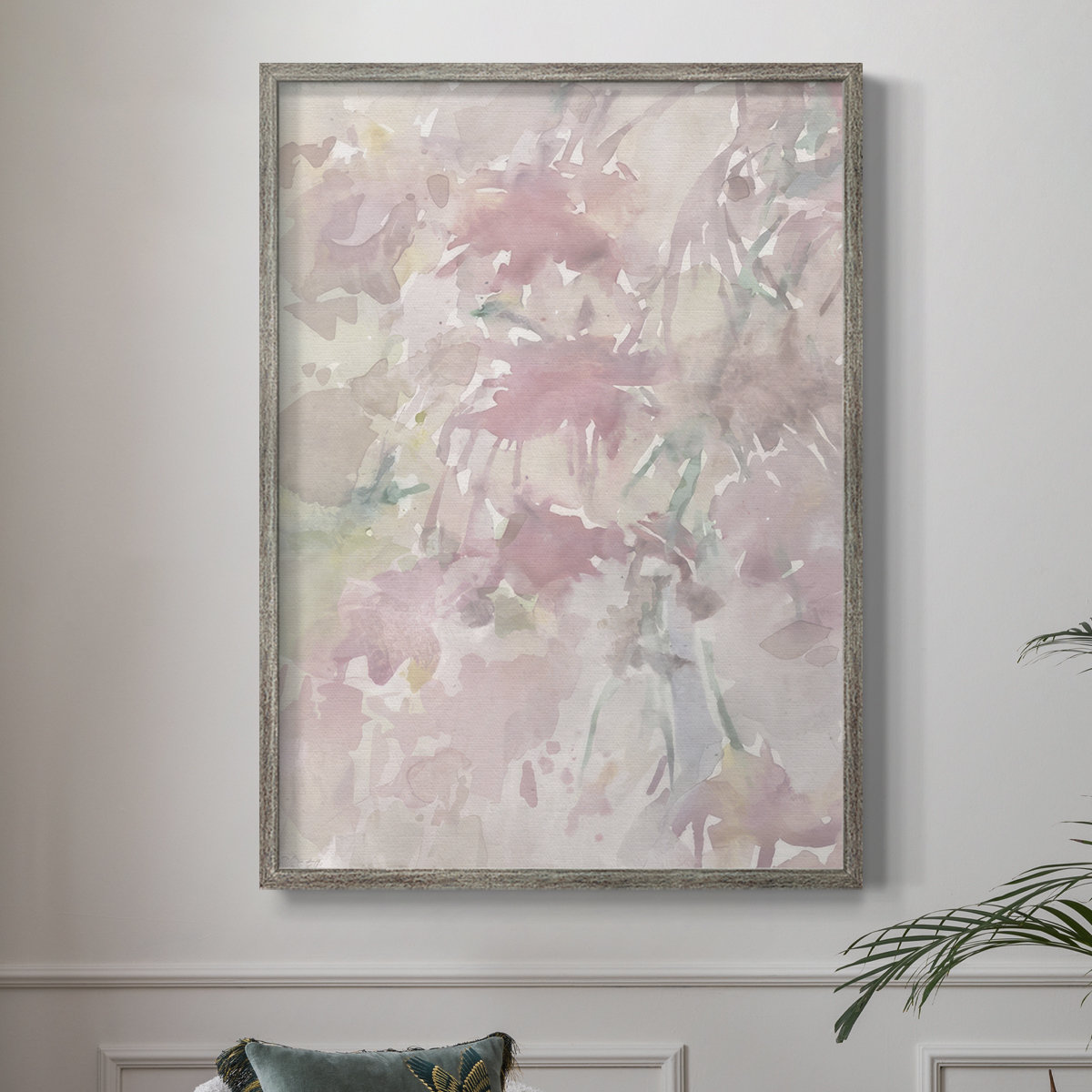 Lark Manor™ Shadow From the Hanging Basket II Framed Print - Solid Wood ...