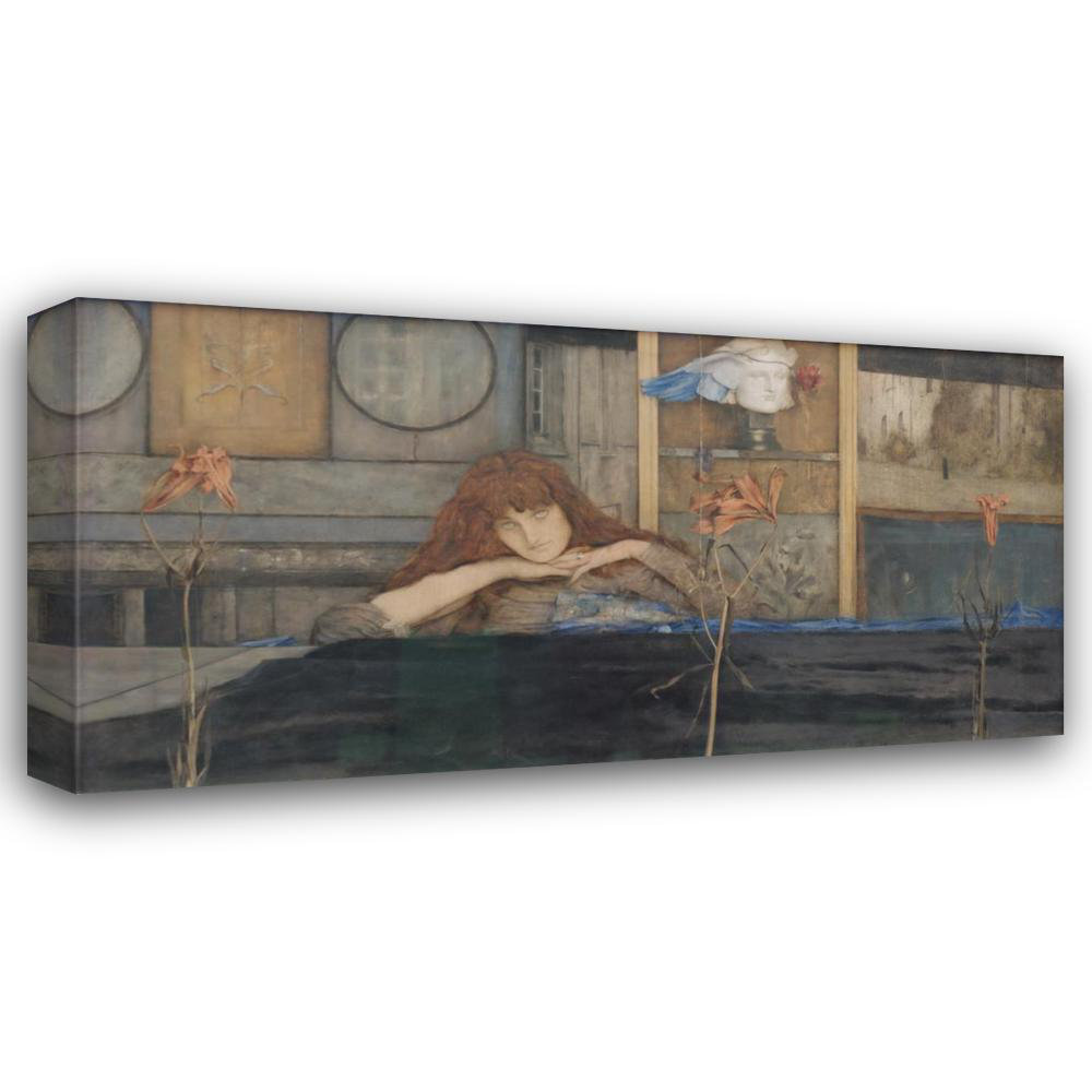 Alcott Hill "I Lock My Door upon Myself" by Fernand Khnopff - Gallery ...