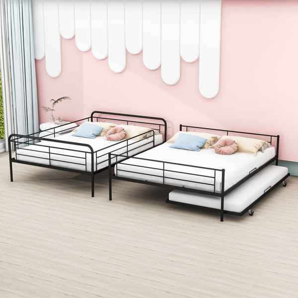 Isabelle & Max™ Alyssea Full XL over Queen Metal Standard Bunk Bed with ...