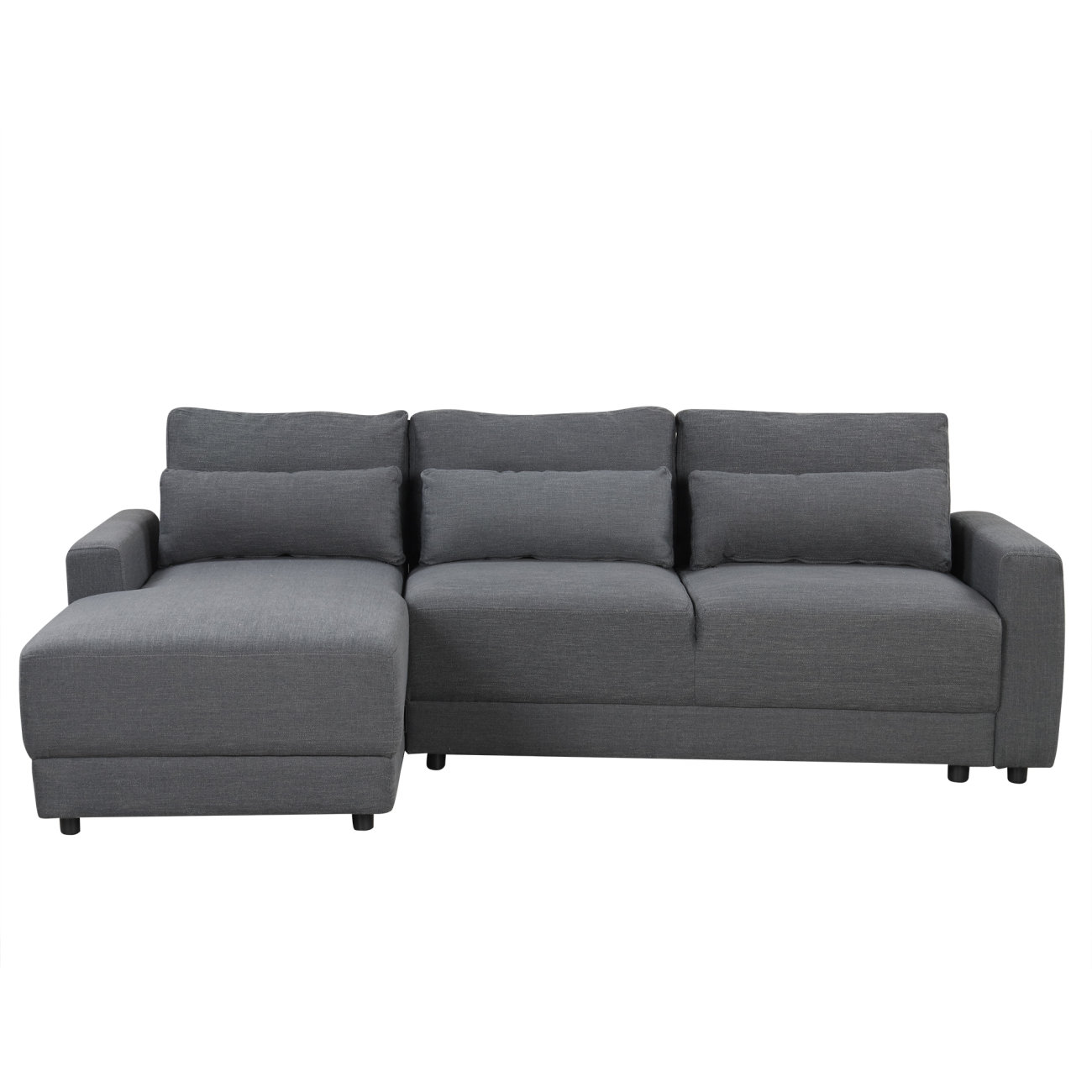 Latitude Run® Modern Sofa With Chaise L-Shaped Modular Sectional Sofa ...