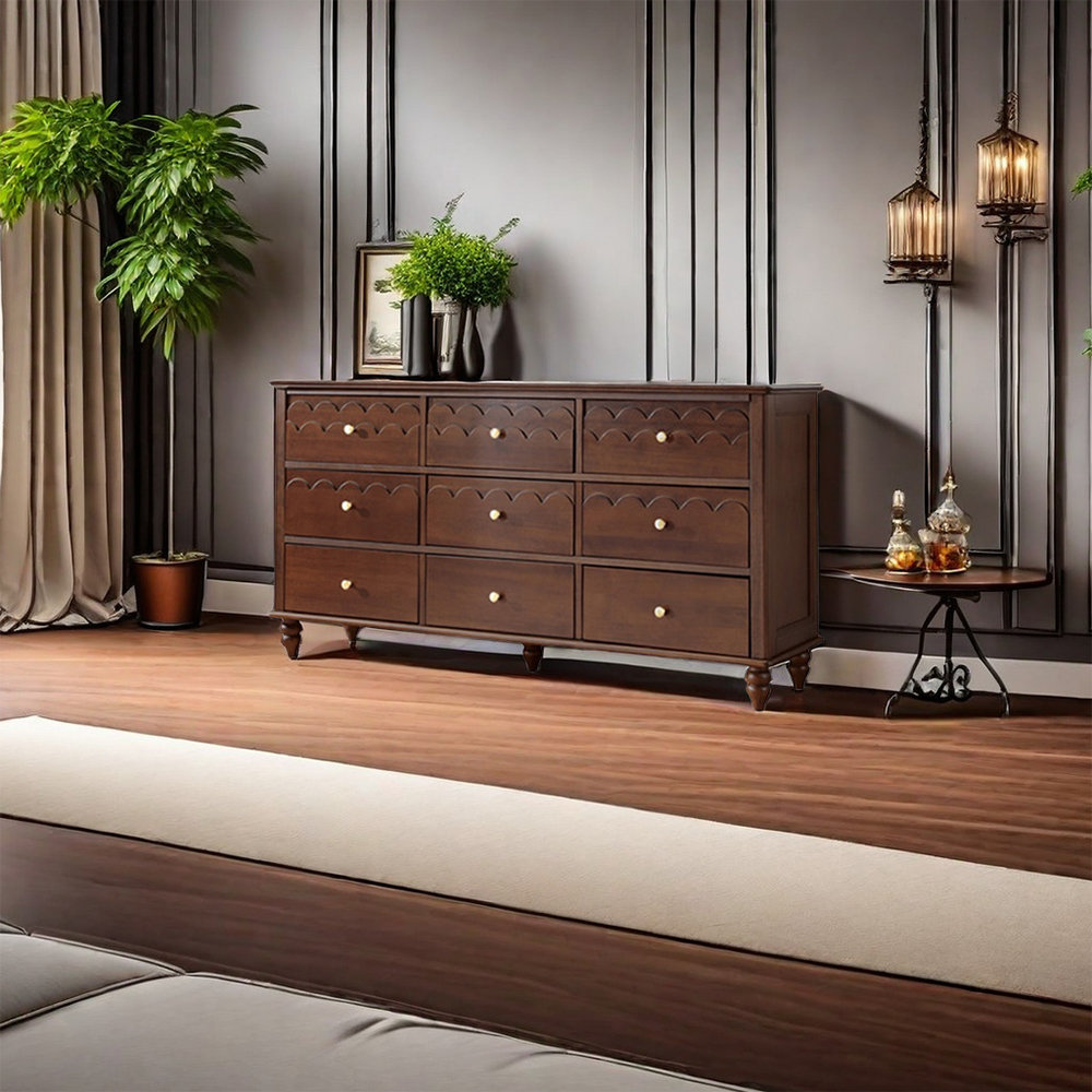 Romero European-style Retro Cabinet Solid Wood Accent Chest - Wayfair ...